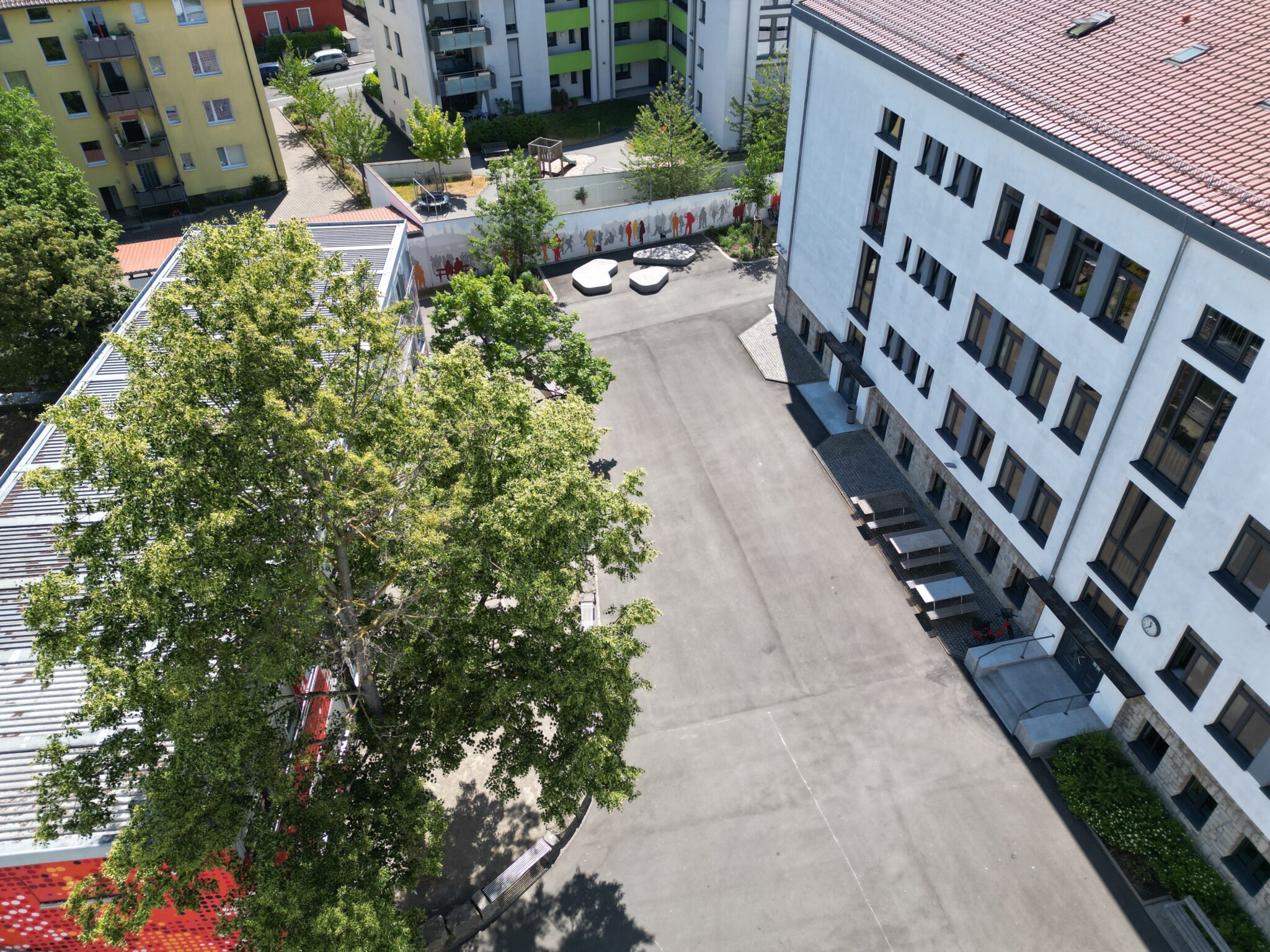 Die David-Schuster-Realschule - "von oben" betrachtet - David-Schuster ...