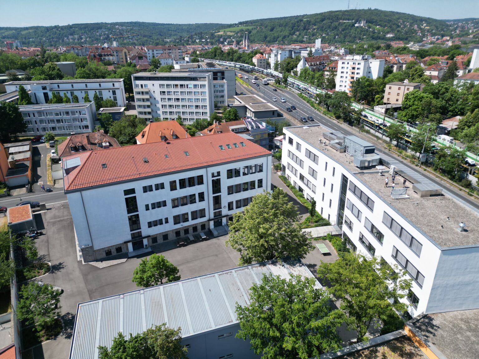 Die David-Schuster-Realschule - "von oben" betrachtet - David-Schuster ...
